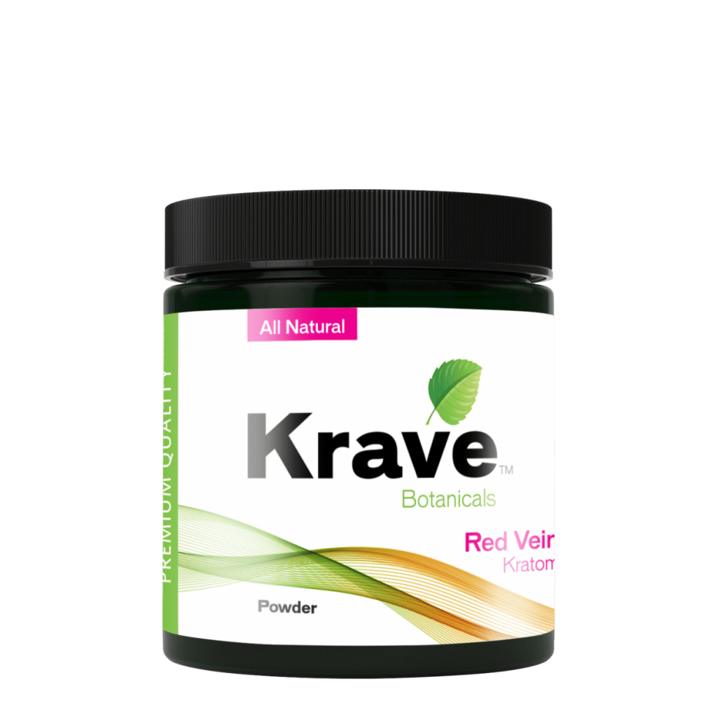 Buy Krave Red Vein Powder Kratom - 120-250-1000g