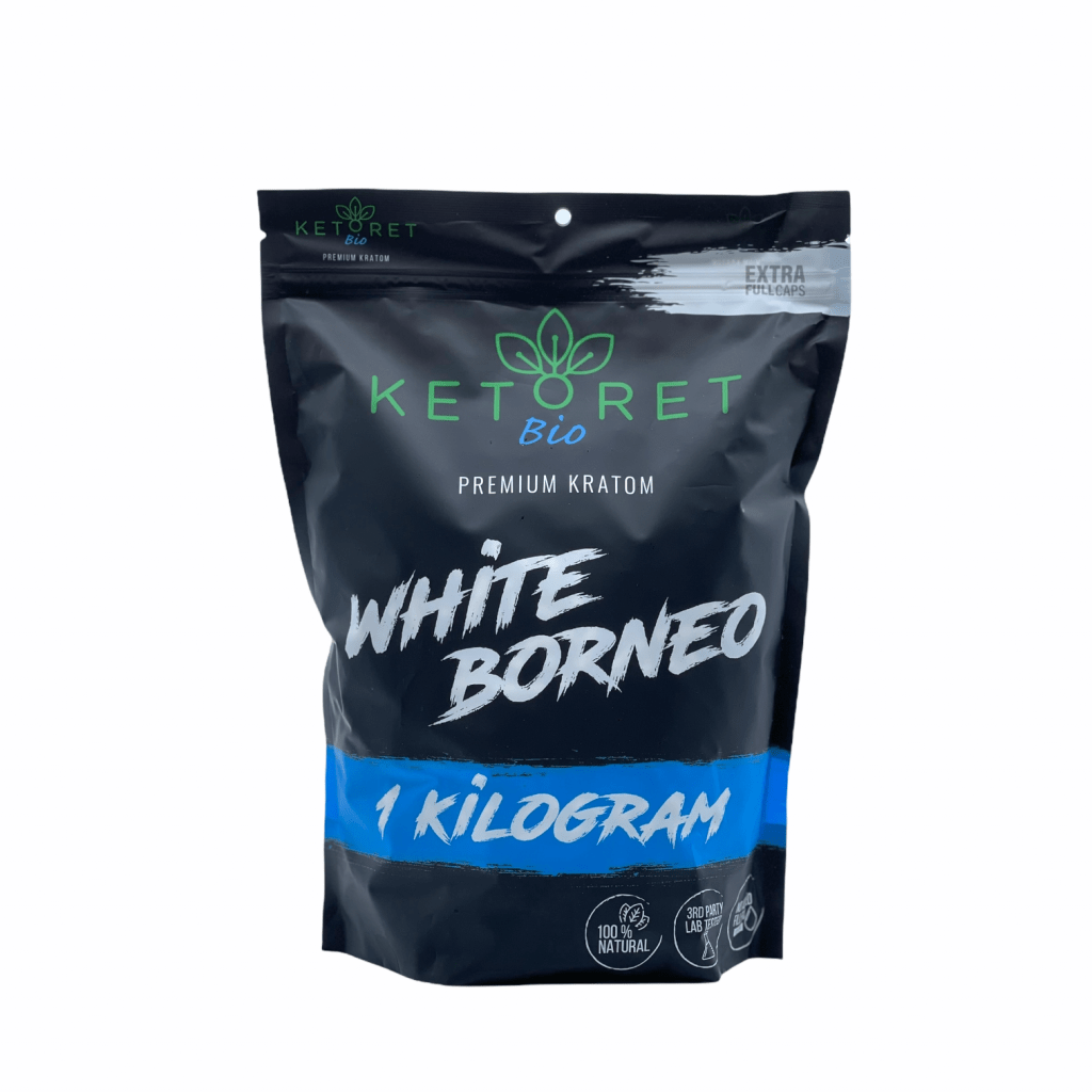 Buy Ketoret White Borneo Kratom Capsules 300-2000ct