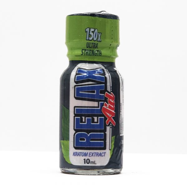 Buy Relax Aid Kratom Liquid Shot, Ultra Strength 150X - 10ml