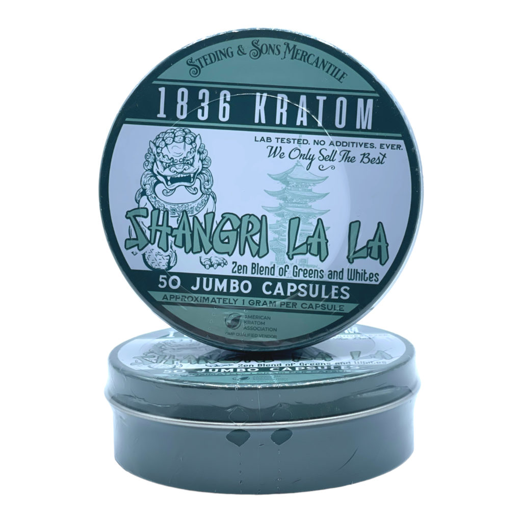 Buy 1836 Kratom Shangri La La Kratom Jumbo Capsules