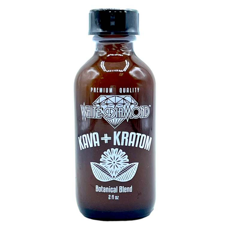 White Diamond Kava Kratom Extract Shot - 59ml