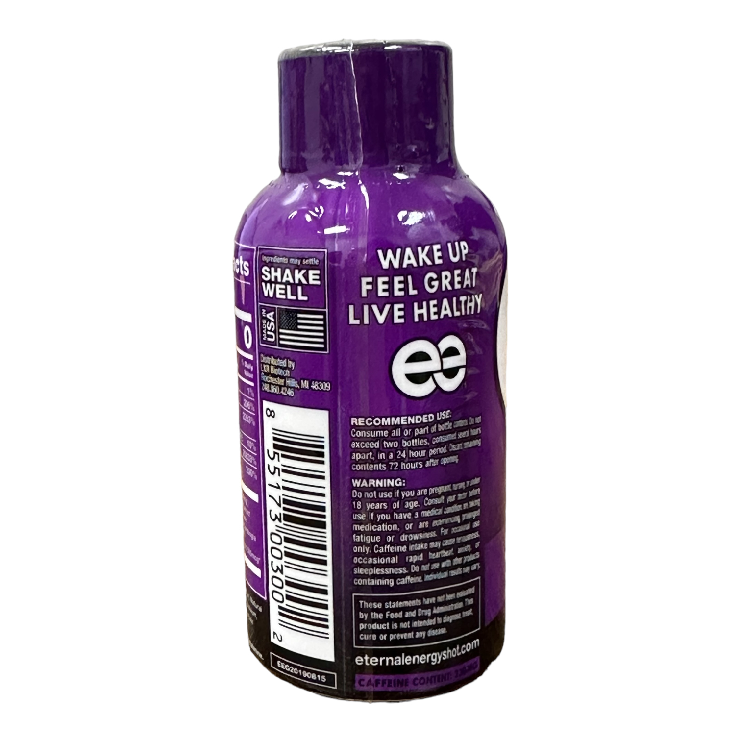 Buy Eternal Energy Extra Strength Grape Shot – 57ml