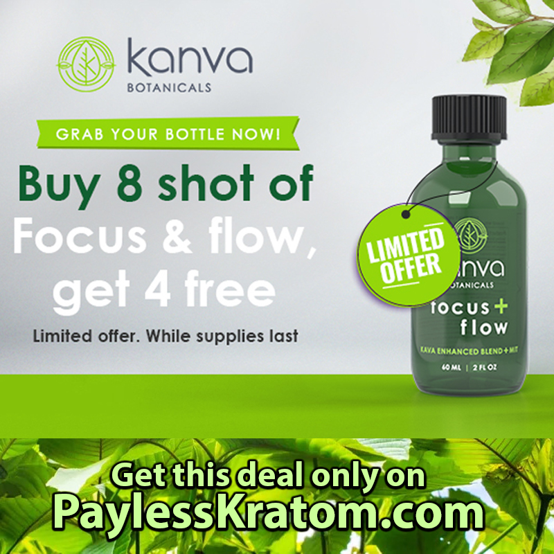 Kanva Focus and Flow Enhanced Blend Kratom Shot
