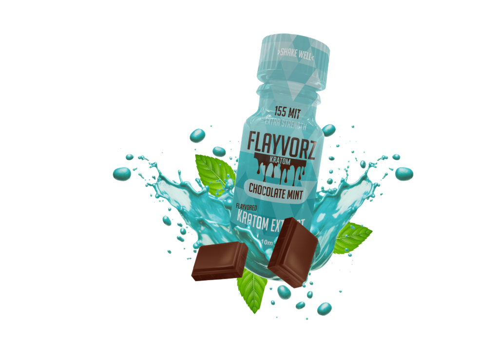 Flayvorz Kratom Shot Chocolate Mint 155 MIT - Buy Now