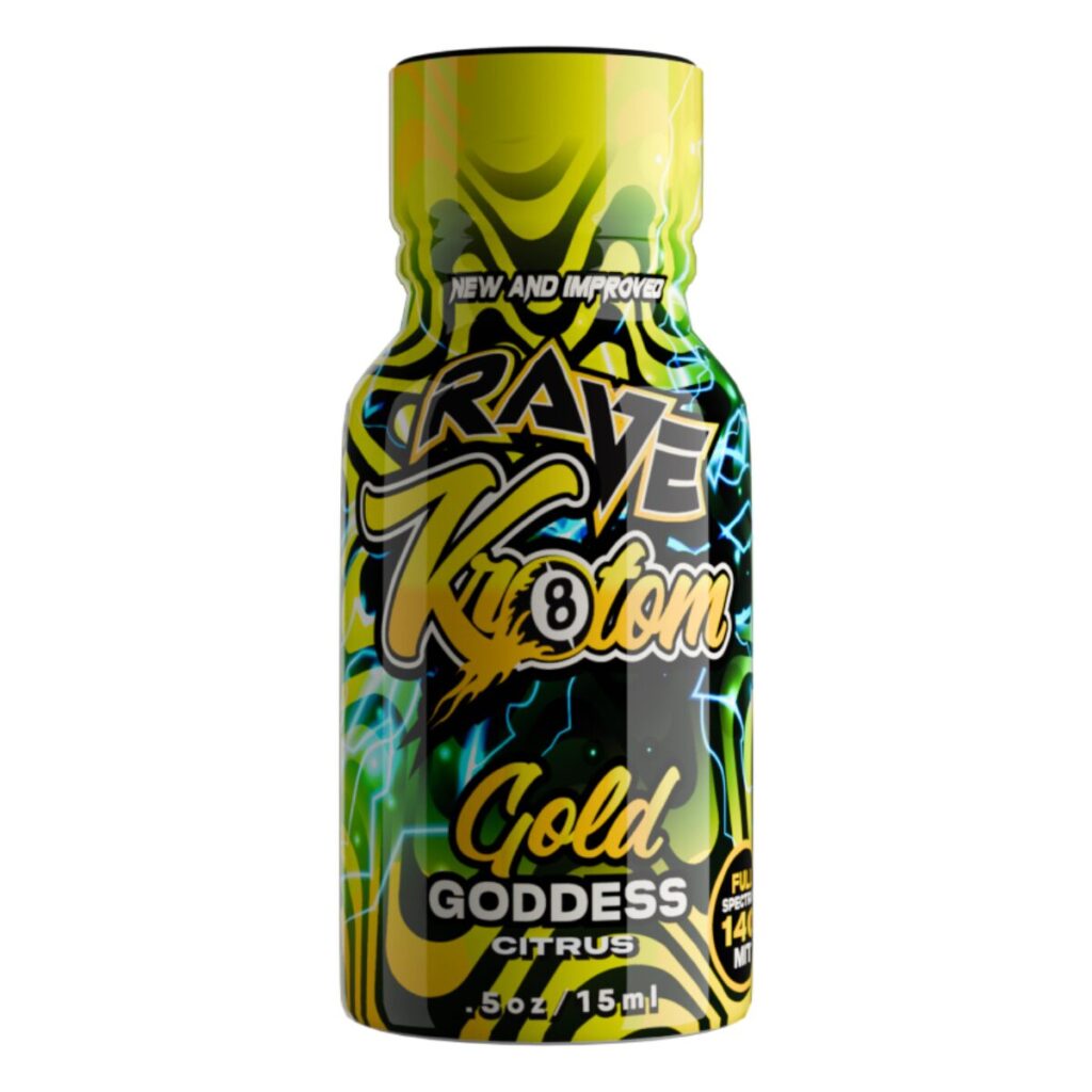 Buy Rave Gold Goddess Kratom Shot, 15ml