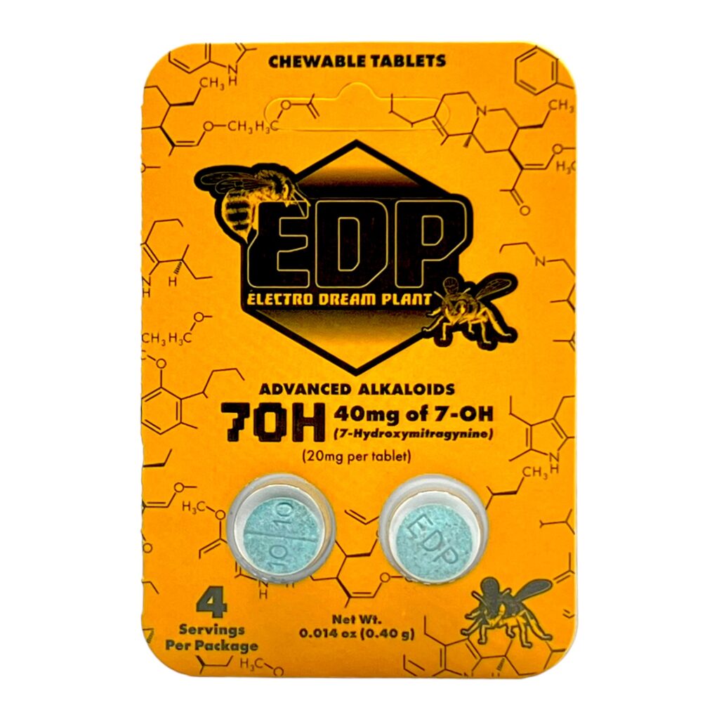 Press'D Kratom 7-OH Extra Strength Tablets Flavored 40mg | PaylessKratom