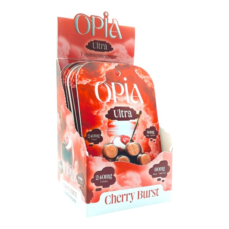 OPiA Ultra 7-OH Flavored Tablets, 60mg 4 Count Blister Packs