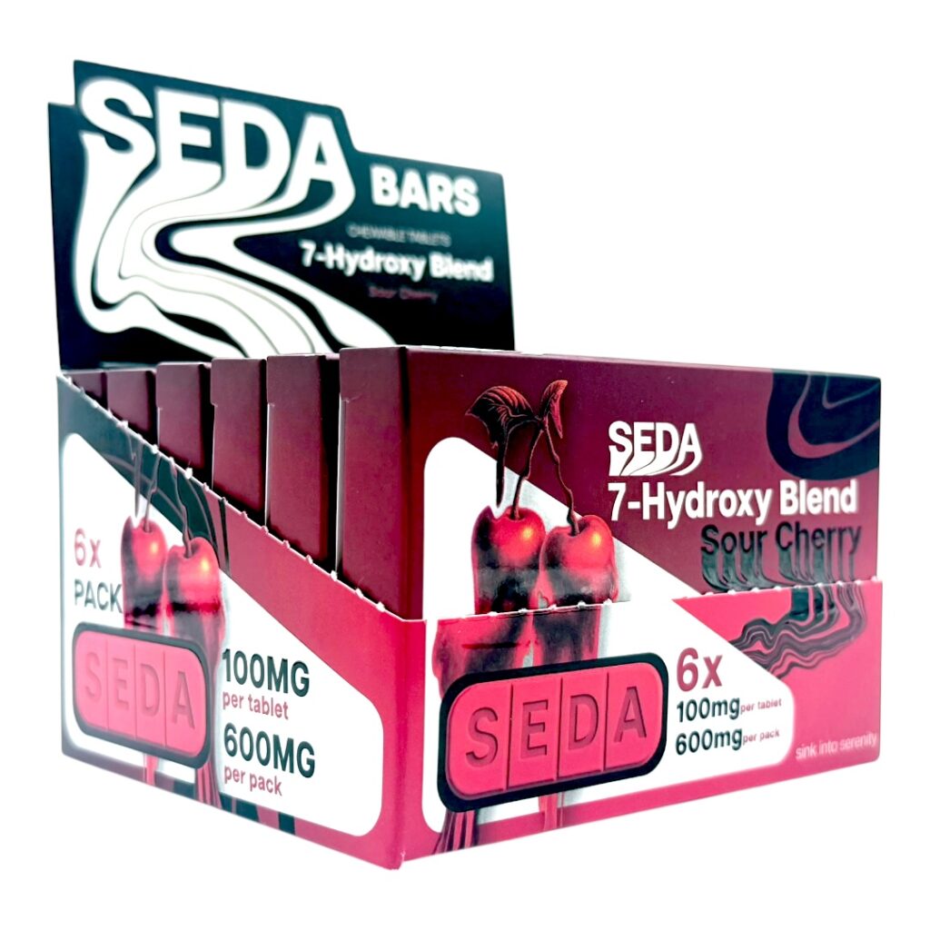 Seda 7-OH Chewable Flavored Tablets 100mg X 6ct | PaylessKratom
